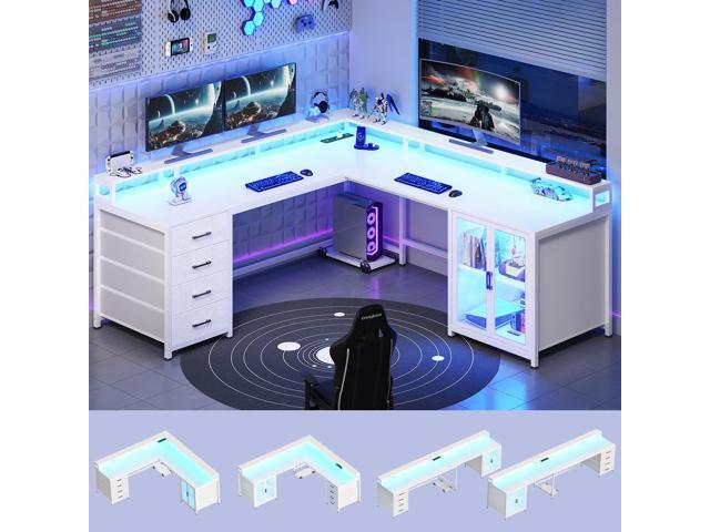 Click here for SEDETA L Shaped Gaming Desk with 4 Drawers  109 Co... prices