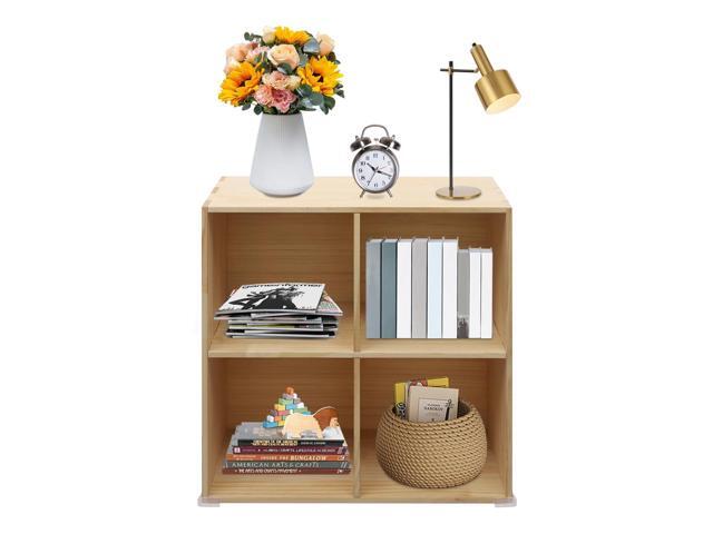 Click here for Solid Wood 4 Cube Storage Organizer Small Bookshel... prices