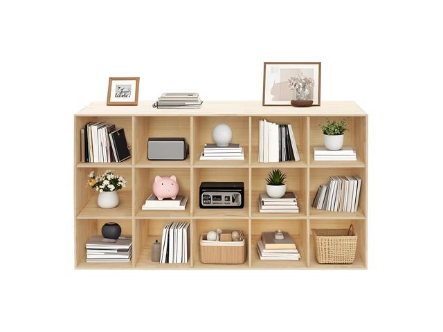 Click here for Solid Wood 15 Cube Storage Organizer Small Bookshe... prices
