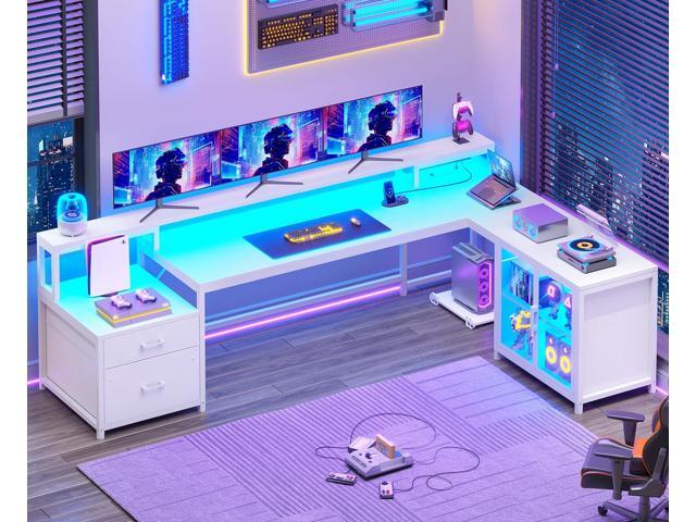 Click here for SEDETA 78.7 Large Gaming Computer Desk with Storag... prices