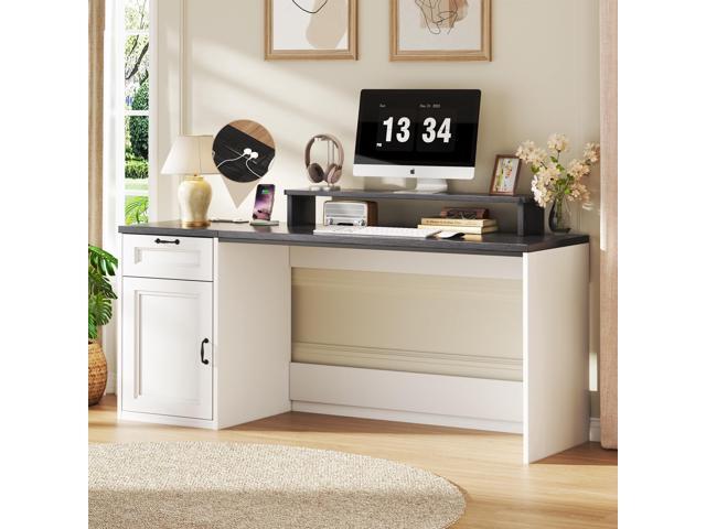 Click here for 63 Farmhouse Executive Desk with Drawers  Modern C... prices