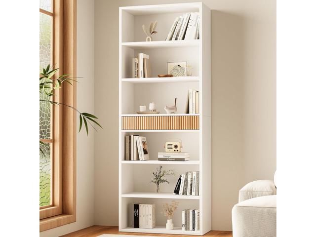 Click here for 7-Tier Bookshelf with Storage  72 Tall Bookcase wi... prices