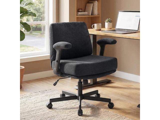 Click here for Criss Cross Office Chair with Wheels & Flip-Up Arm... prices