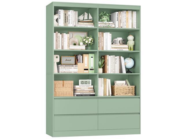 Click here for FINETONES Bookshelves and Bookcase  47.3 Double Wi... prices