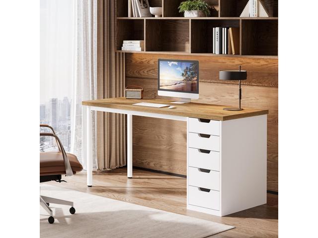 Click here for Tribesigns Modern Simple Computer Desk  47 Inches... prices