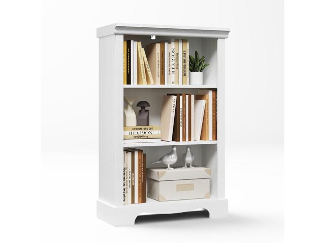 Click here for 3-Tier Bookshelf  Wooden Bookcase with Unique Desi... prices
