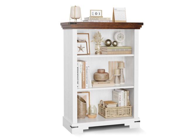 Click here for 3-Tier Farmhouse Bookshelf  Book Shelf with Open S... prices