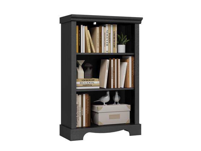 Click here for 3-Tier Bookshelf  Wooden Bookcase with Unique Desi... prices