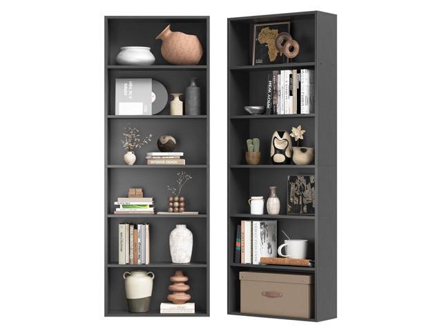 Click here for Bookcase and Bookshelf  6-Tier Tall Bookcase Open... prices