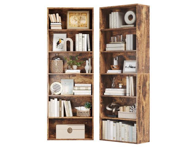 Click here for Bookcase and Bookshelf  6-Tier Tall Bookcase Open... prices