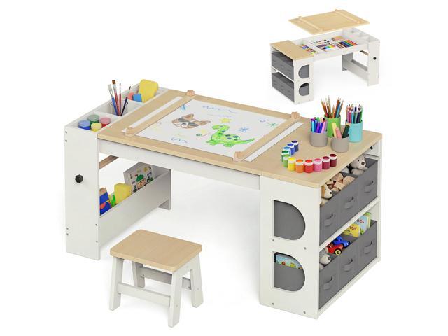 Click here for BlueWood Kids Art Table and Chairs Set  Removable... prices