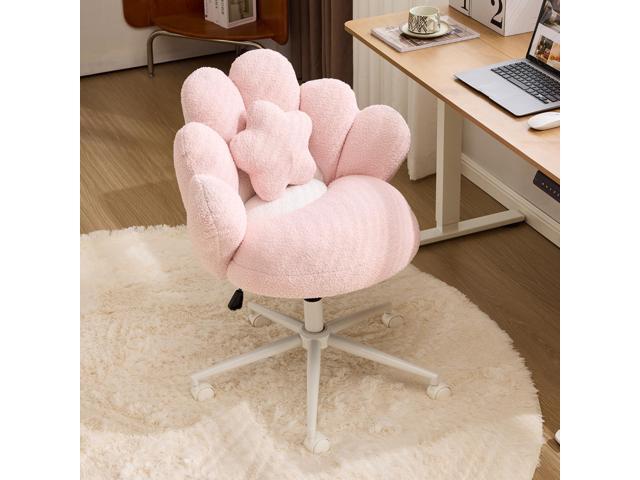 Click here for VINGLI Lovely Petal Vanity Desk Chair with Star Pi... prices