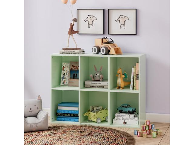 Click here for White Bookshelf 6-Cube Storage Organizer Open Cubb... prices