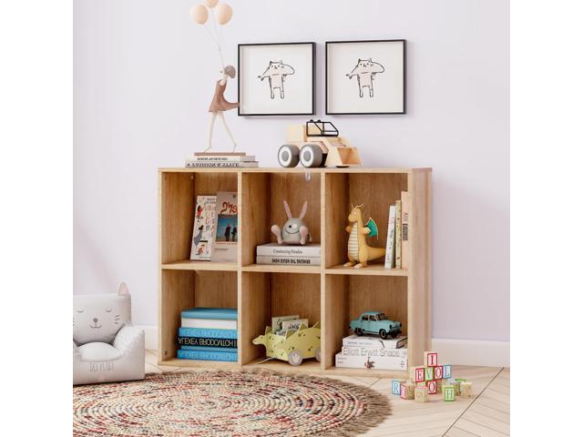 Click here for White Bookshelf 6-Cube Storage Organizer Open Cubb... prices