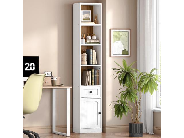 Click here for HOOBRO 70.9 Inch Tall Bookcase  Tall Narrow Booksh... prices