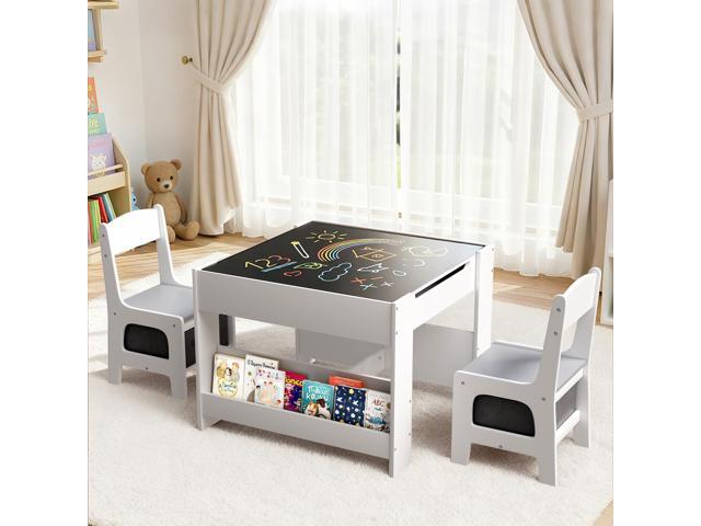 Click here for Arlopu Kids Table and Chairs Set  4 in 1 Toddler A... prices