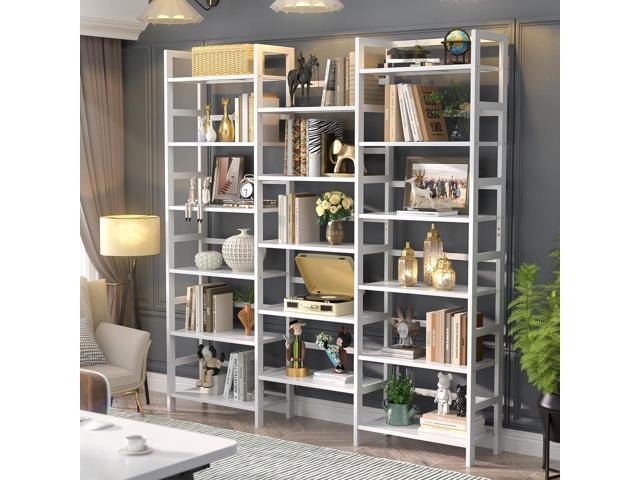 Click here for Homykic Bamboo Triple Wide Bookshelves and Bookcas... prices