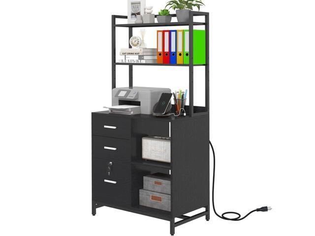 Click here for Livofloral File Cabinet with Charging Station  3 D... prices