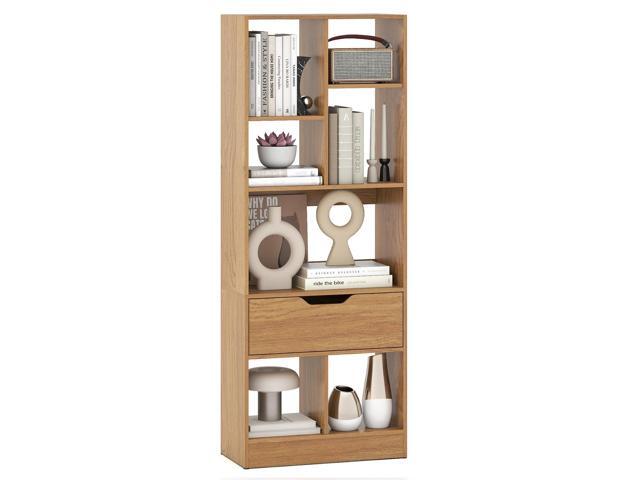 Click here for Giantex Bookcase with Drawer  51 Tall Freestanding... prices