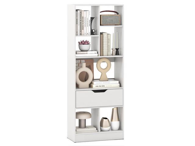Click here for Giantex Bookcase with Drawer  51 Tall Freestanding... prices