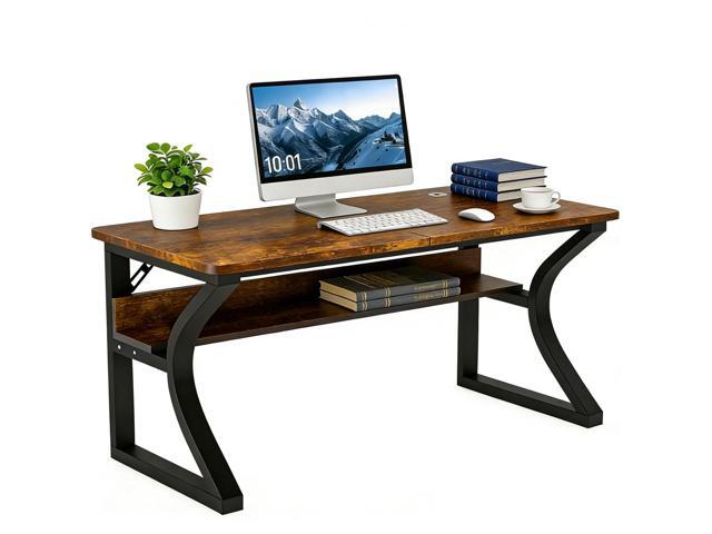 Click here for 47 inch Computer Desk  Home Office Desk with Stora... prices
