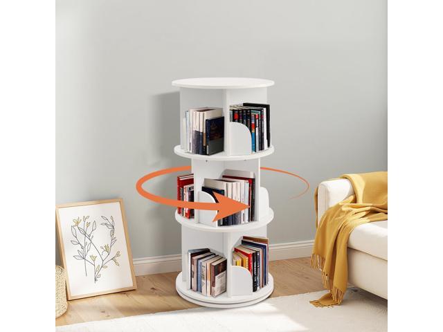 Click here for 5/4/3/2-Tier Wooden Rotating Bookshelf  360° Spinn... prices