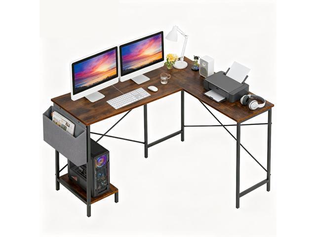 Click here for PayLessHere 50 Inch L-Shaped Computer Desk Gaming... prices