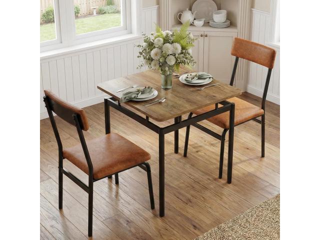 Click here for Dining Table Set for 2 Wooden Kitchen Table with 2... prices