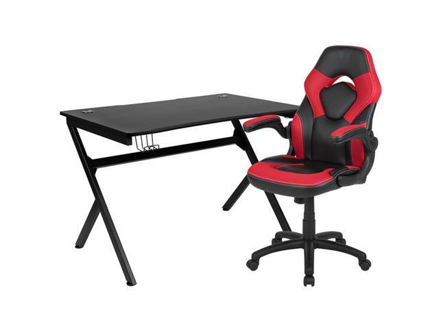 Click here for Flash Furniture Rectangle Gaming Desk and Racing C... prices
