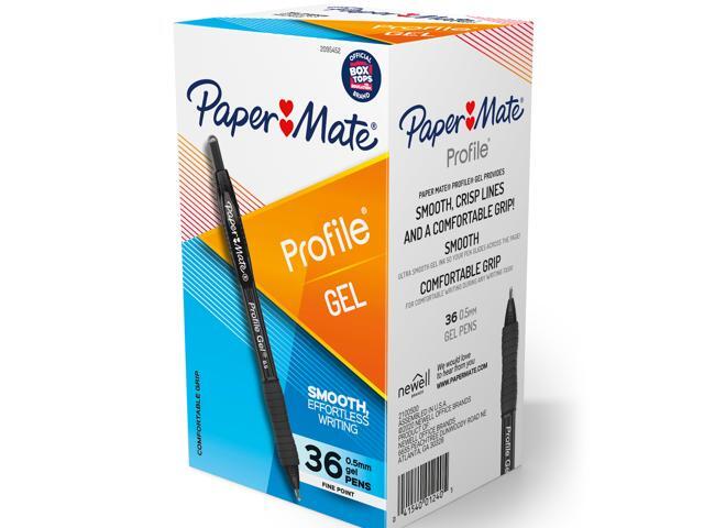 Click here for Paper Mate Retractable Gel Pen Fine 0.5 mm BLK Ink... prices