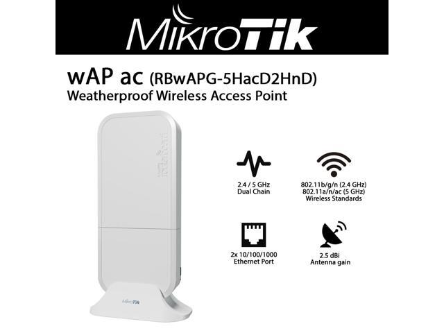 Click here for Mikrotik wAP ac RBwAPG-5HacD2HnD 2.4/5GHz Small We... prices