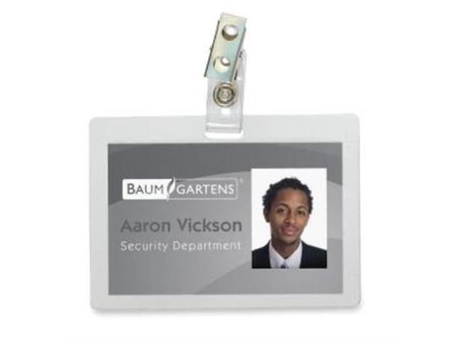 Click here for Baumgartens Self-Laminating ID Holder w/Clip  Horz... prices