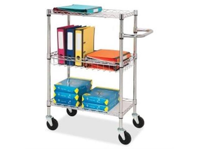 Click here for Lorell 3-Tier Wire Rolling Cart 18x30x40 Chrome 84... prices