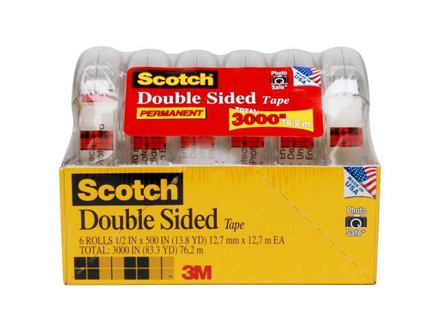 Click here for Scotch Double Sided Tape  1/2 x 500  6pk. prices