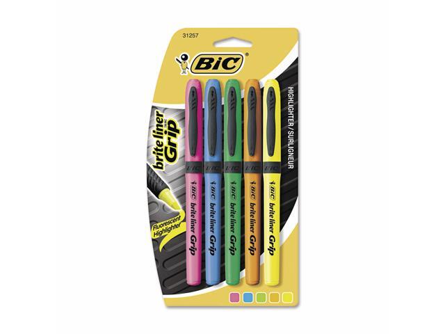 Click here for BIC Brite Liner Grip Highlighter with Chisel Tip -... prices