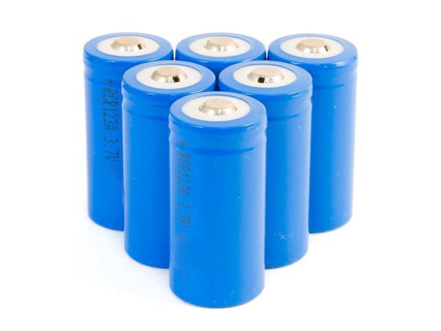 Click here for 6 Pack of RCR123a 3.7V Rechargeable Li-Ion Battery... prices