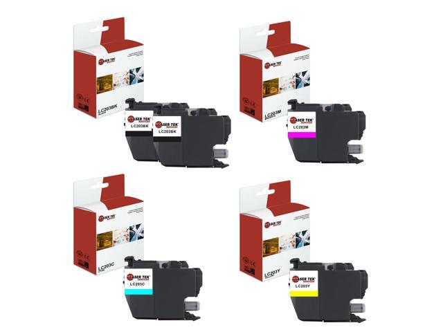 Click here for 5Pk LTS LC-203 BCMY Compatible for Brother MFCJ480... prices