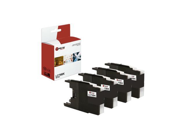 Click here for 4Pk LTS LC-75 Black Compatible for Brother MFCJ651... prices