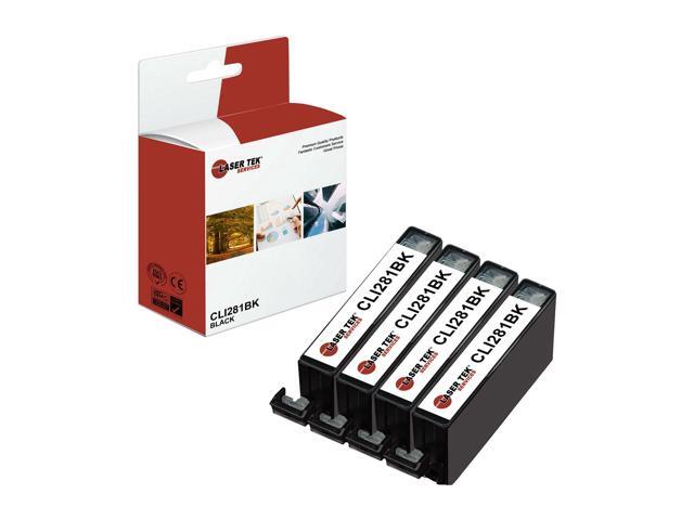 Click here for 4Pk LTS CLI281BK Black HY Compatible for Canon Pix... prices