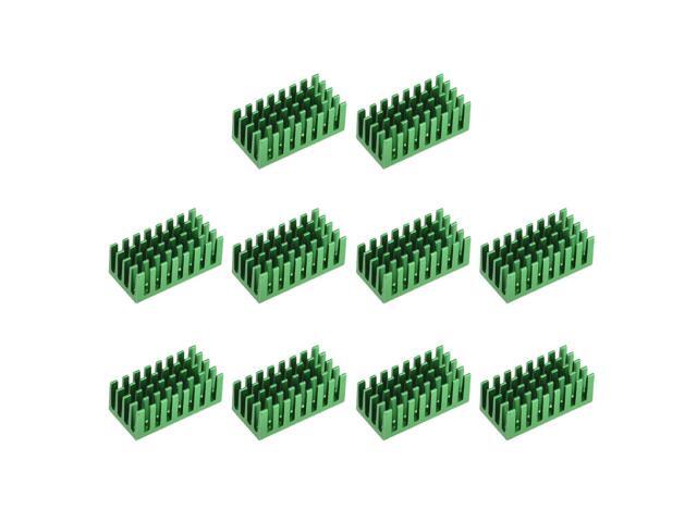 Click here for 11x28x14mm Green Aluminum Heatsink Thermal Adhesiv... prices