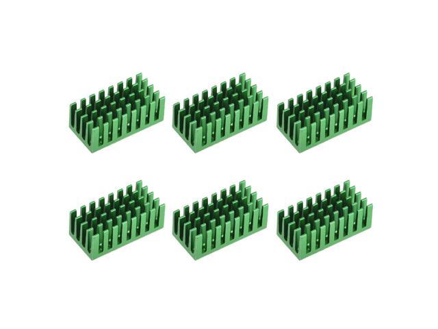 Click here for 11x28x14mm Green Aluminum Heatsink Thermal Adhesiv... prices