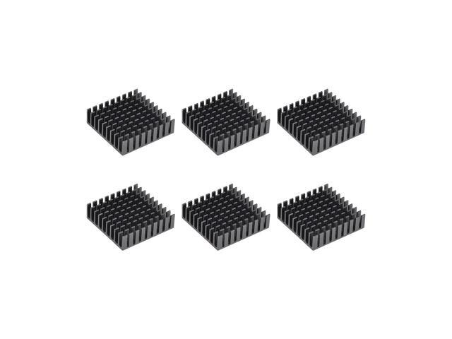 Click here for 10x35x35mm Black Aluminum Heatsink Thermal Adhesiv... prices