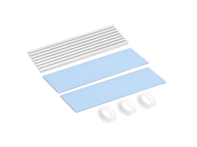 Click here for M.2 Aluminum Heatsink Kit 70x22x3mm Silver Tone wi... prices