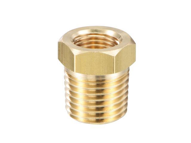 Click here for Brass Pipe Fitting Reducer Adapter 1/4 BSPT Male x... prices