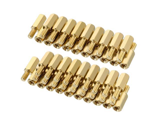 Click here for 50pcs M3 10+6mm Female Male Thread Brass Hex Stand... prices