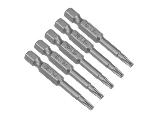 Click here for 5pcs 50mm 1/4 Hex Shank T15 Magnetic Torx Head Scr... prices