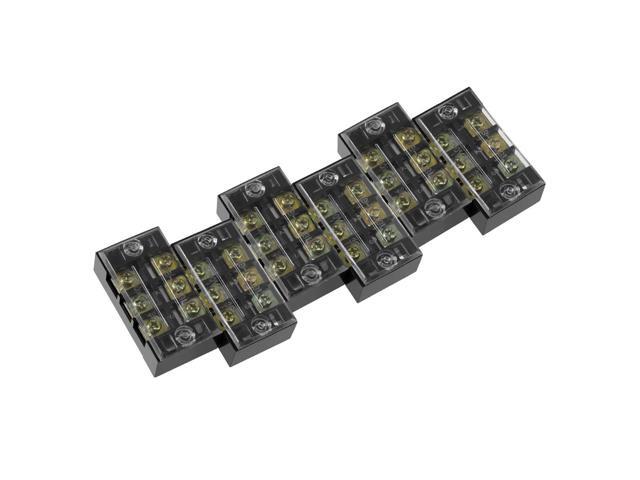 Click here for 6 Pcs 3 Positions Dual Rows 600V 25A Wire Barrier... prices