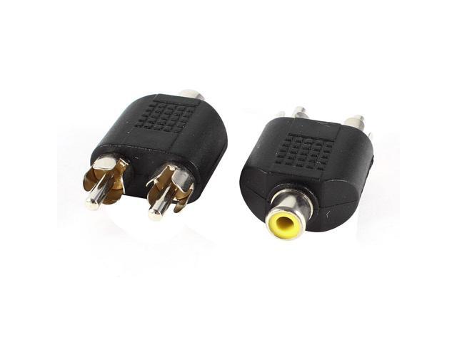Click here for Unique Bargains 2 Pieces RCA Female Jack to 2 x Ma... prices