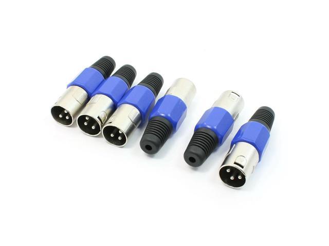Click here for Unique Bargains 6 Pcs 66mm 2.6 3P Male XLR Audio C... prices