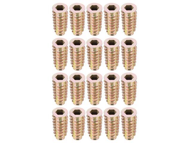 Click here for Threaded Insert Nuts Zinc Alloy Hex Socket M6 Inte... prices